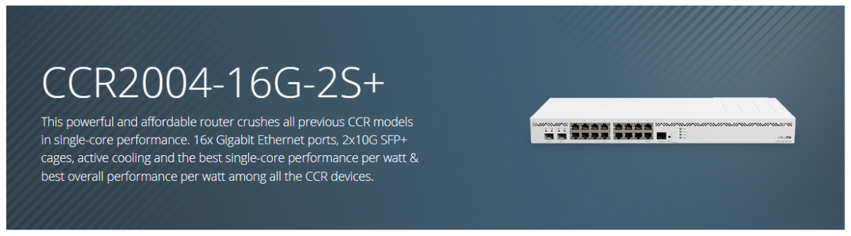 MikroTik CCR2004-16G-2S+ Cloud Core Router – Ultimate Performance For ...