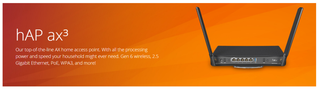 Mikrotik HAP AX3 C53UiG+5HPaxD2HPaxD | The Ultimate Home Networking Powerhouse! - FGTECH STORE