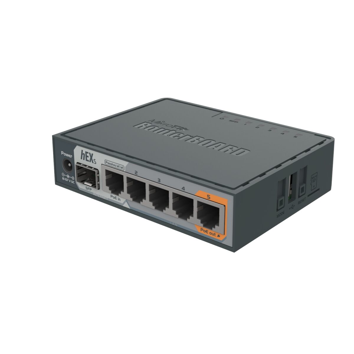 Mikrotik HEX S RB760iGS Gigabit Router With One SFP Port For Small ...