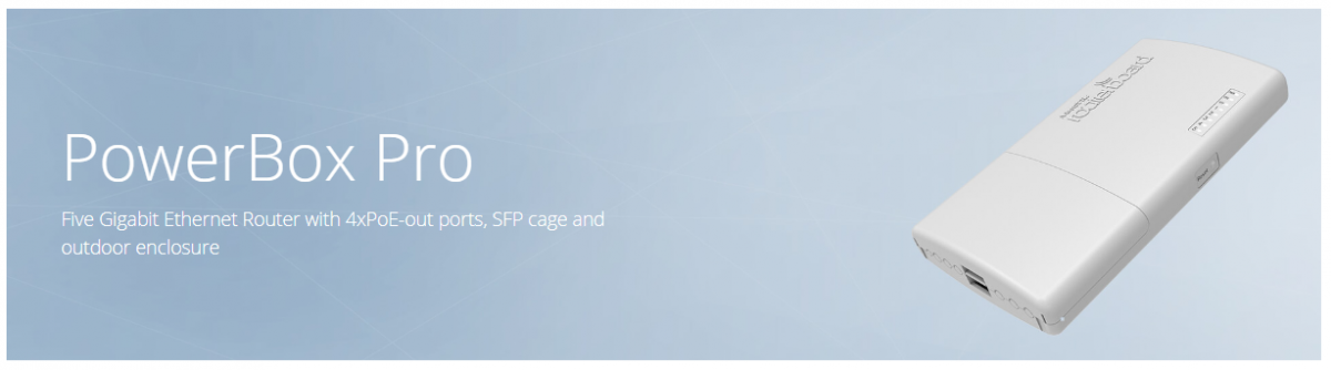 MikroTik PowerBox Pro RB960PGS-PB Powerful Outdoor PoE Router With SFP ...