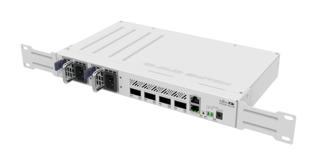 MikroTik CRS504-4XQ-IN Ultimate High-Speed 100G Switch With 4 QSFP28 ...