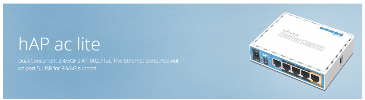 MikroTik HAP Ac Lite RB952Ui-5ac2nD | Dual-Band WiFi Router With PoE ...