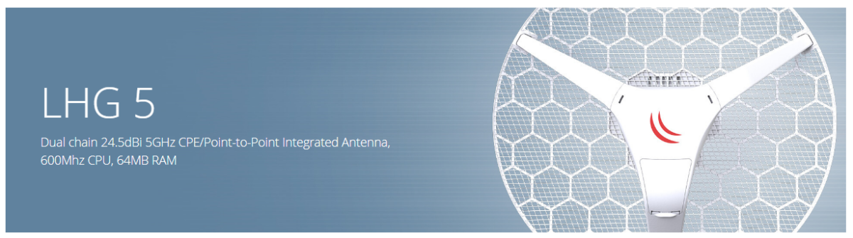 Mikrotik LHG 5 RBLHG-5nD – Reliable High-Performance 5 GHz Outdoor ...