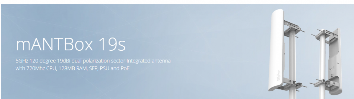 Mikrotik MantBox 19s RB921GS-5HPacD-19S | High-Gain PTMP Sector Antenna ...