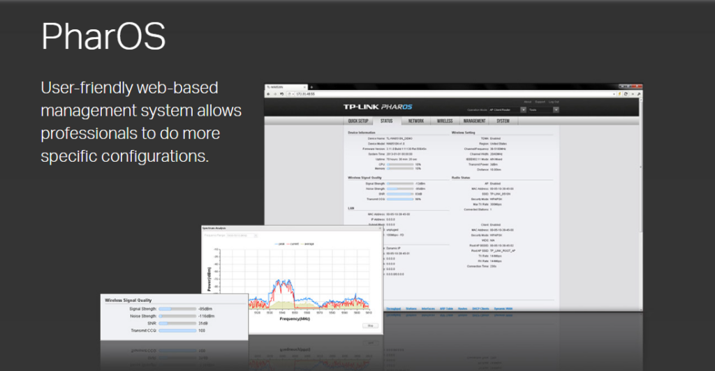 TP-Link CPE220 2.4GHz 300Mbps 12dBi Outdoor CPE - FGTECH STORE