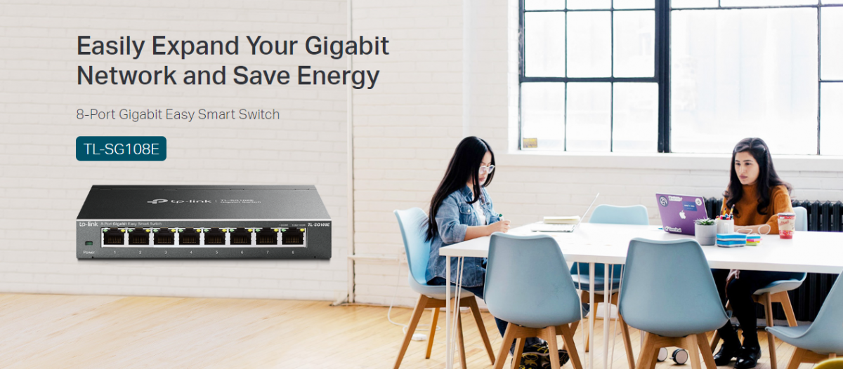 TP-Link TL-SG108E 8-Port Gigabit Easy Smart Switch - FGTECH STORE
