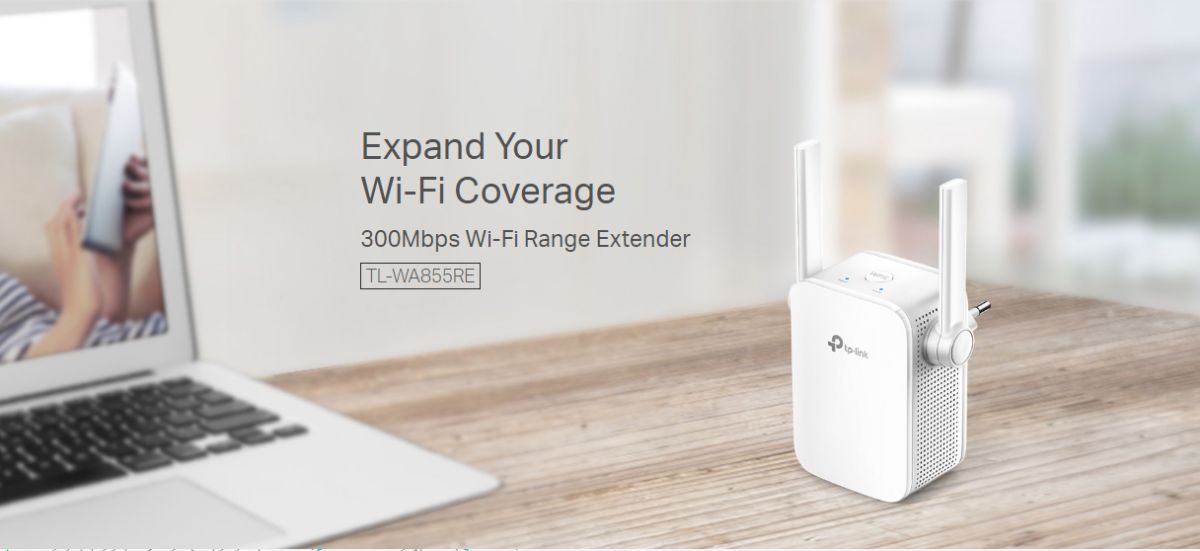 TP-Link TL-WA855RE | 300Mbps Wi-Fi Range Extender - FGTECH STORE