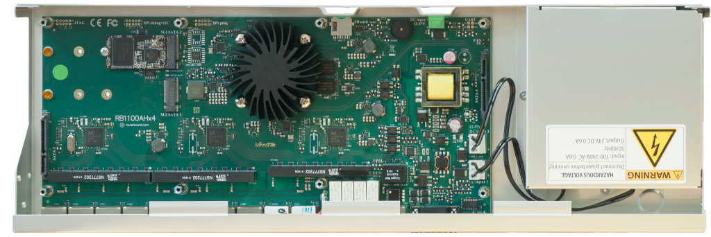 Mikrotik RB1100AHx4 Dude Edition | Enterprise 1U Router With 13 Gigabit ...