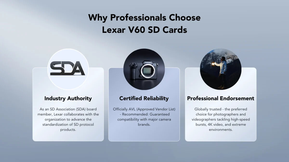 Lexar 256GB Professional SILVER PRO SDXC UHS-II Card | V60 U3 C10, Up ...